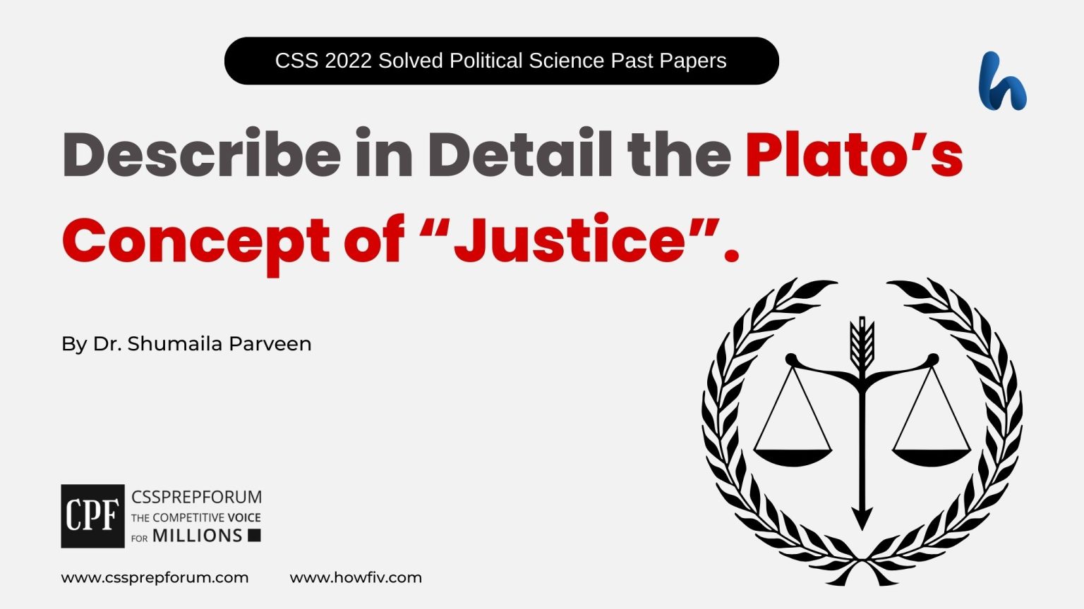 Plato's Concept of Justice | CssPrepForum