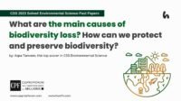 What are main causes of biodiversity loss | CSSPrepForum