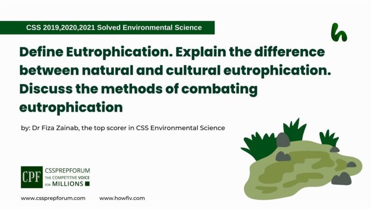 Difference between natural and cultural eutrophication