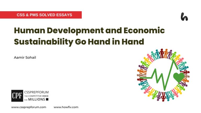 Human Development and Economic Sustainability