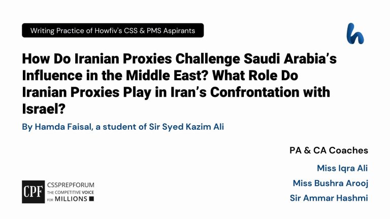 Iranian Proxies Challenges the KSA's Influence