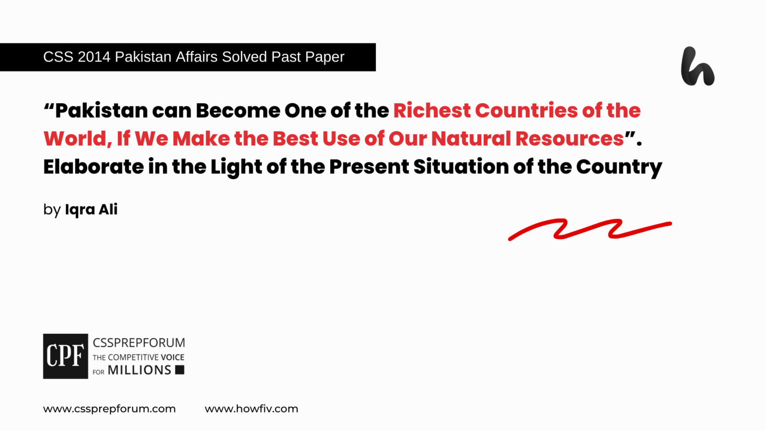 CSS Solved Pakistan Affairs Archives - Cssprepforum