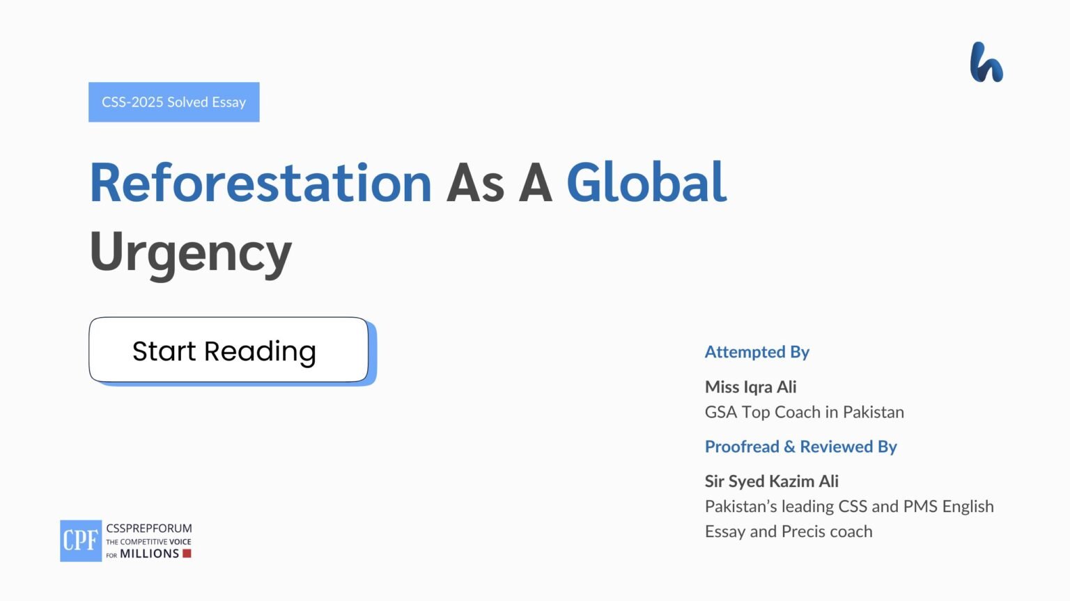 CSS Solved Essays | CSSPrepForum CSS Solved Essays | CSSPrepForum