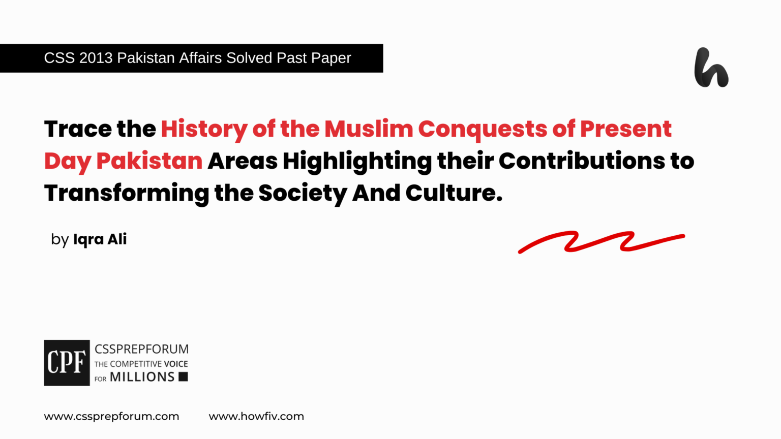 CSS Solved Pakistan Affairs Archives - Cssprepforum
