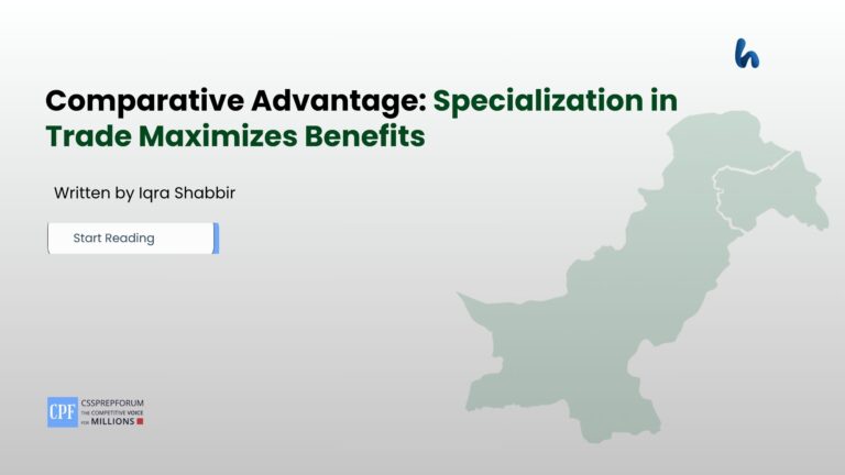 Comparative Advantage: Specialization in Trade Benefits